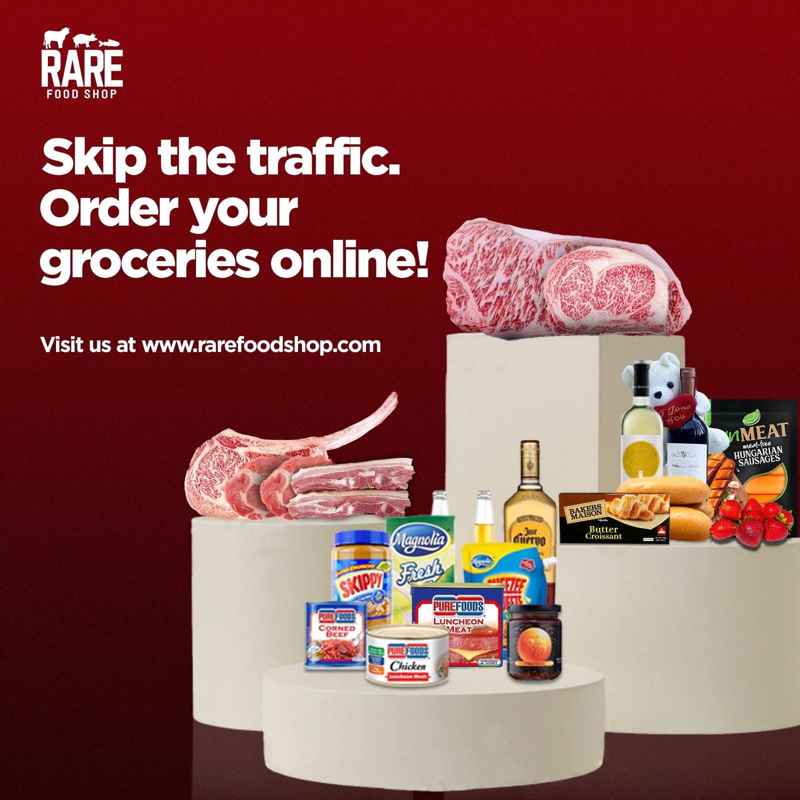 Rare Food Shop | Same Day Grocery Delivery