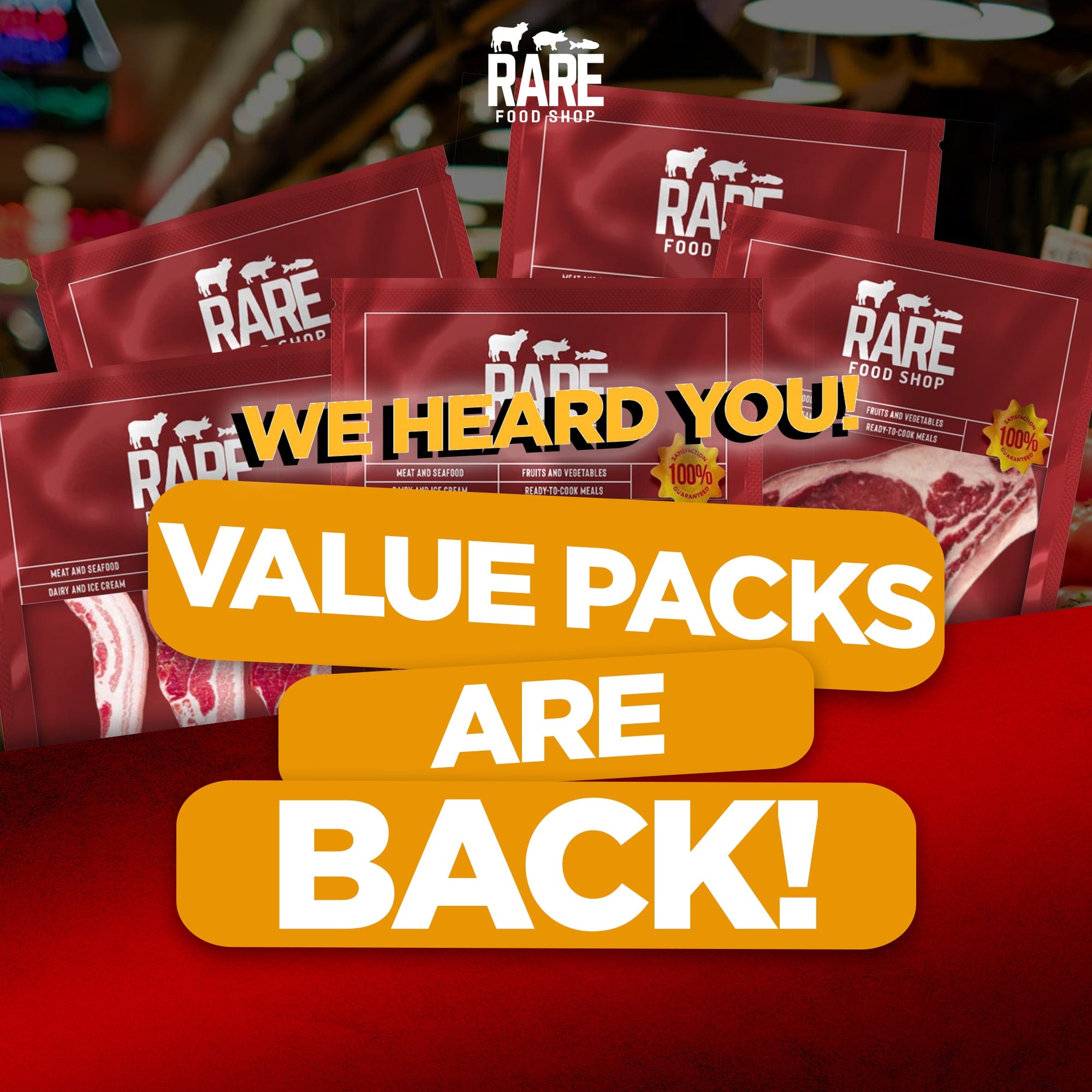 Rare Food Shop | Same Day Grocery Delivery